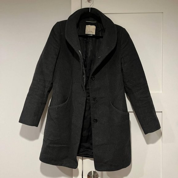 Wilfred | Jackets & Coats | Wilfred Virgin Wool And Cashmere Grey ...